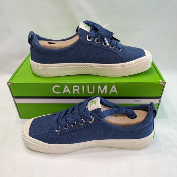 Cariuma | Shoes | New Cariuma Oca Low Shadow Blue Canvas Sneaker | Poshmark